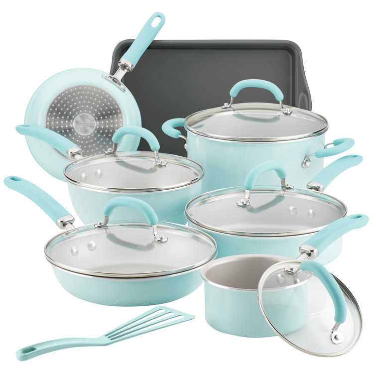 Rachael Ray Create Delicious Aluminum Nonstick Cookware Set 13 Piece